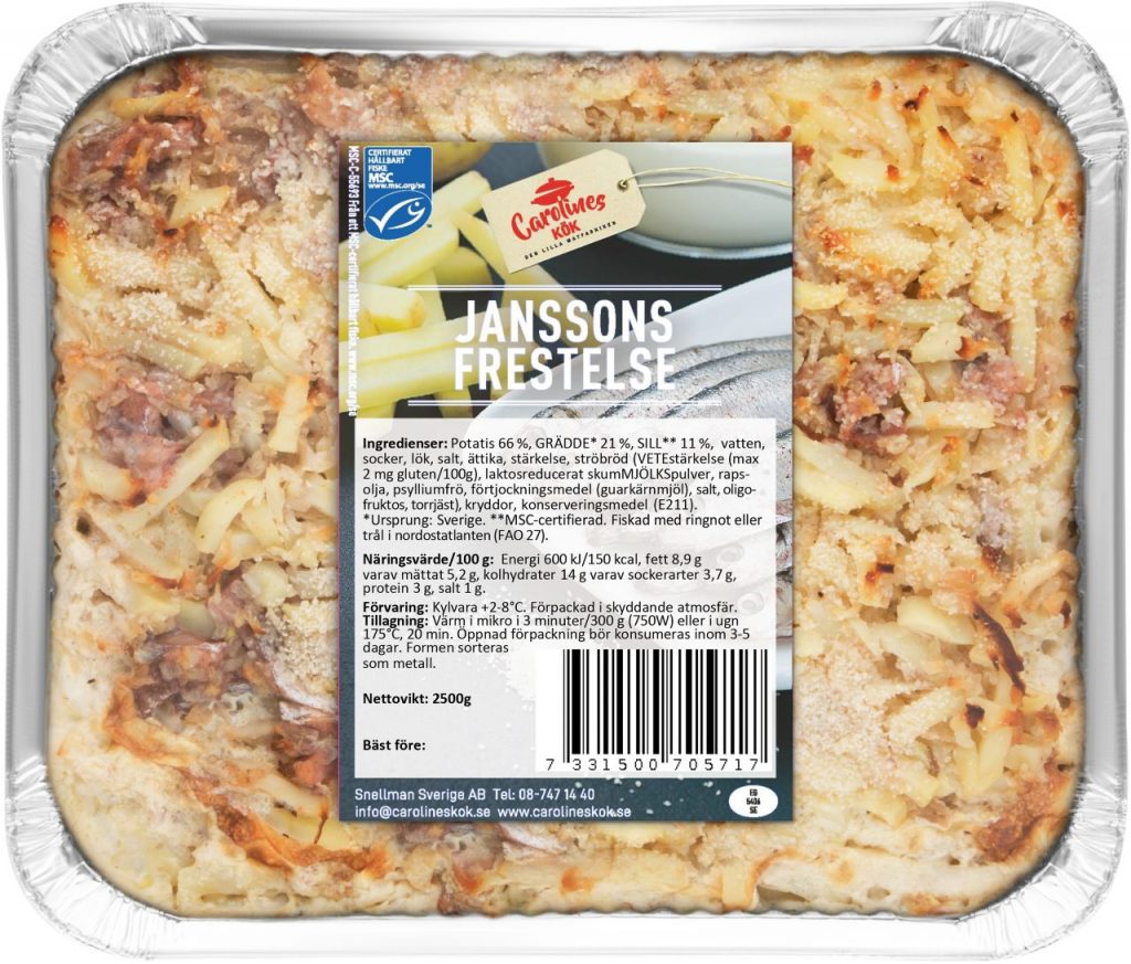 Janssons frestelse 2,5 kg - Carolines Kök