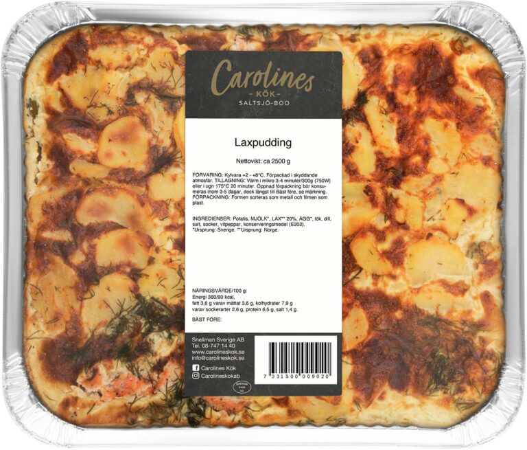 Laxpudding 2,5 kg - Carolines Kök